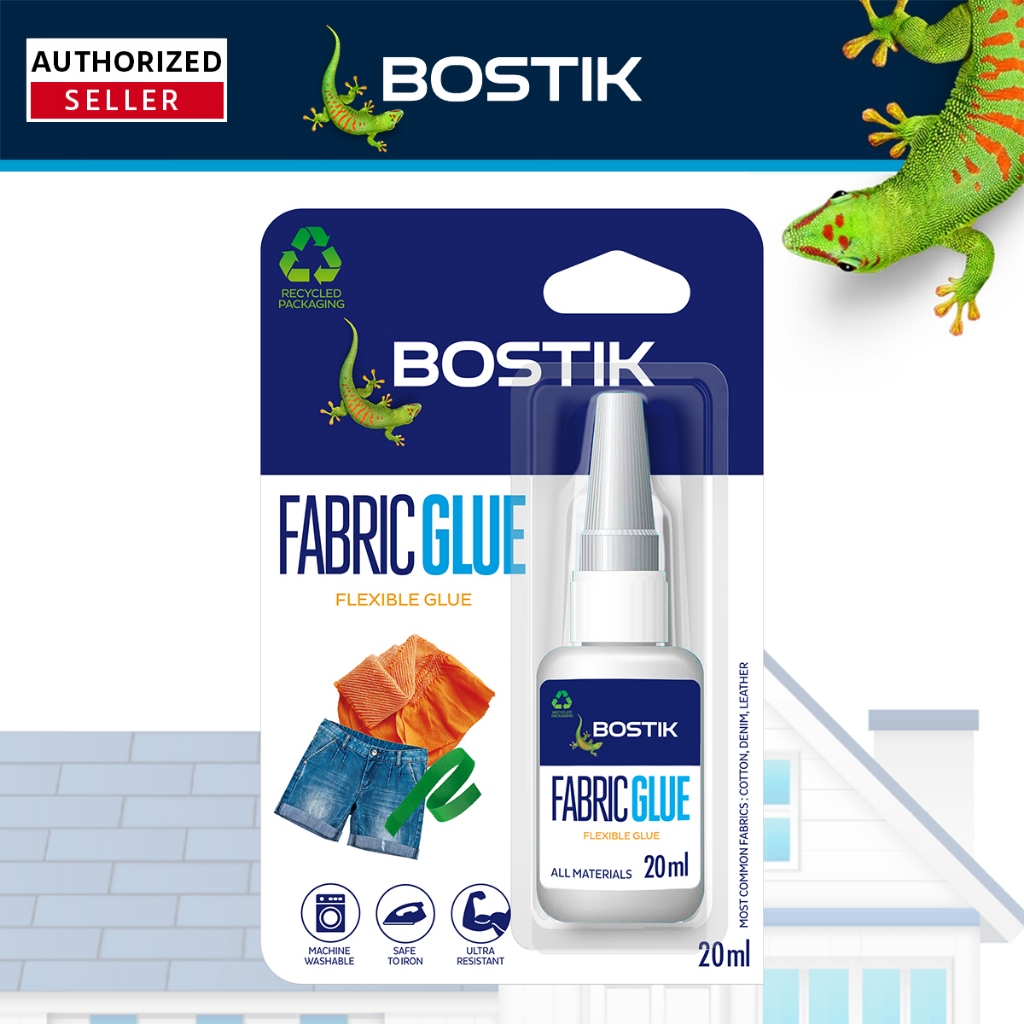 Bostik Fabric Glue Acrylic Based Adhesive 20ml (White) | Shopee Malaysia