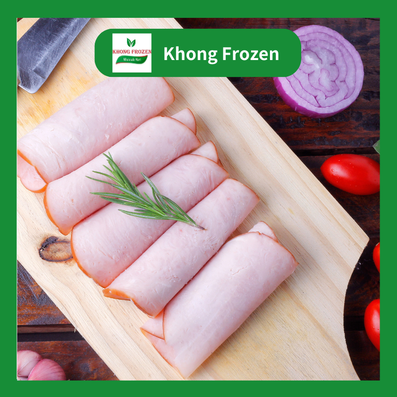 Khong Frozen 猪或鸡香肠片 CI Pork or Chicken Ham [Non-Halal] | Shopee Malaysia