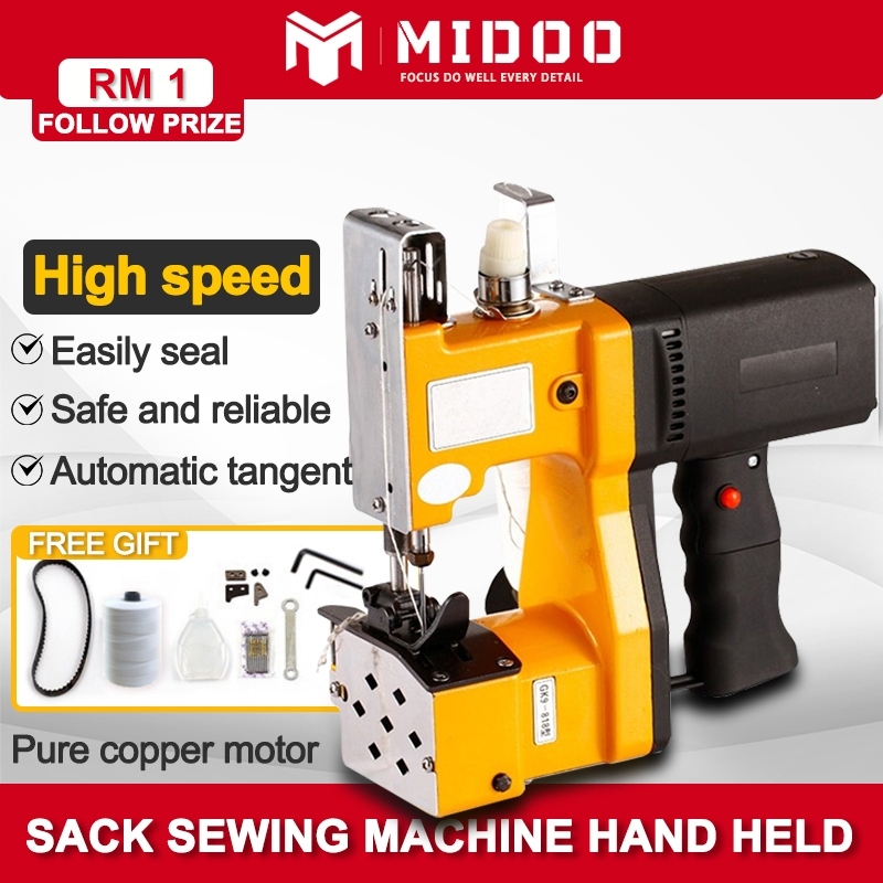 Industrial Sewing Machine Handheld Mesin Jahit Industri Thread Portable ...