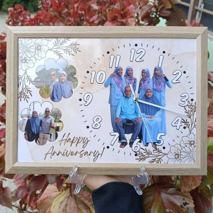 JAM FRAME | JAM STAND | SIZE A4 | JAM BERGAMBAR | JAM CUSTOMIZE | JAM ...