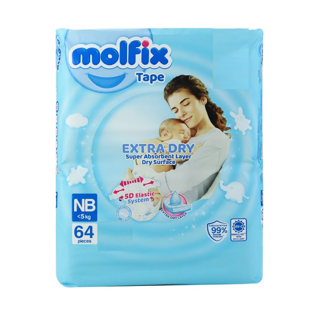 Molfix Extra Dry Jumbo Tape NB64 | Shopee Malaysia