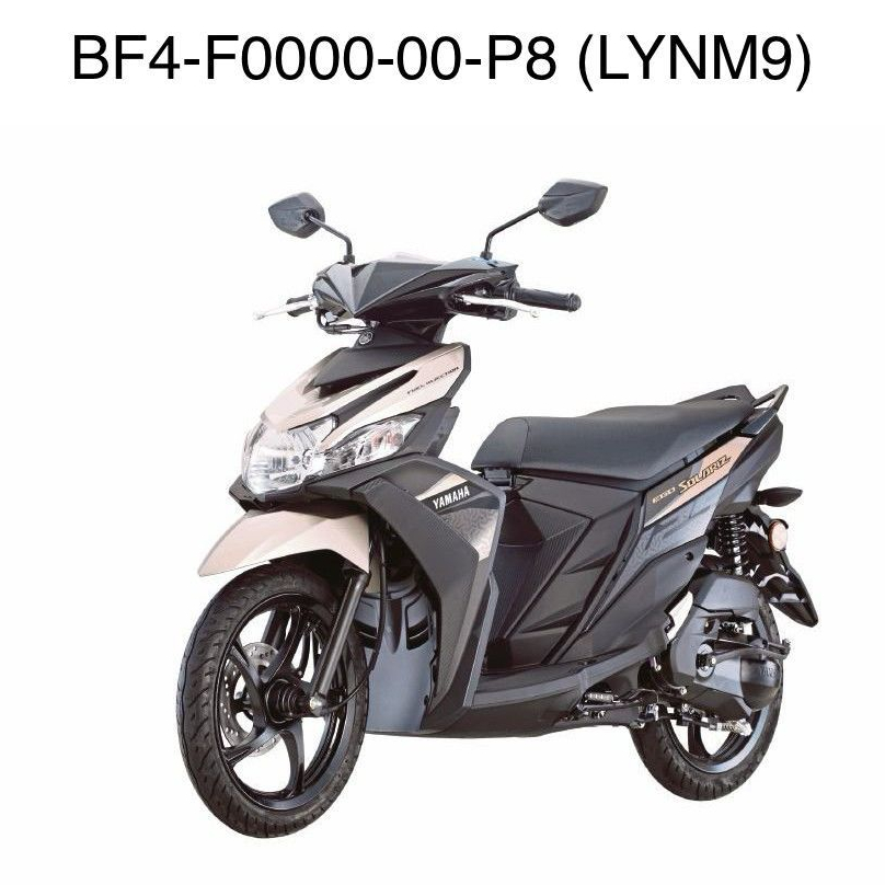 COVERSET YAMAHA EGO SOLARIZ BF4 ORIGINAL HLY BF4-F0000-00-P8 / BF4 ...