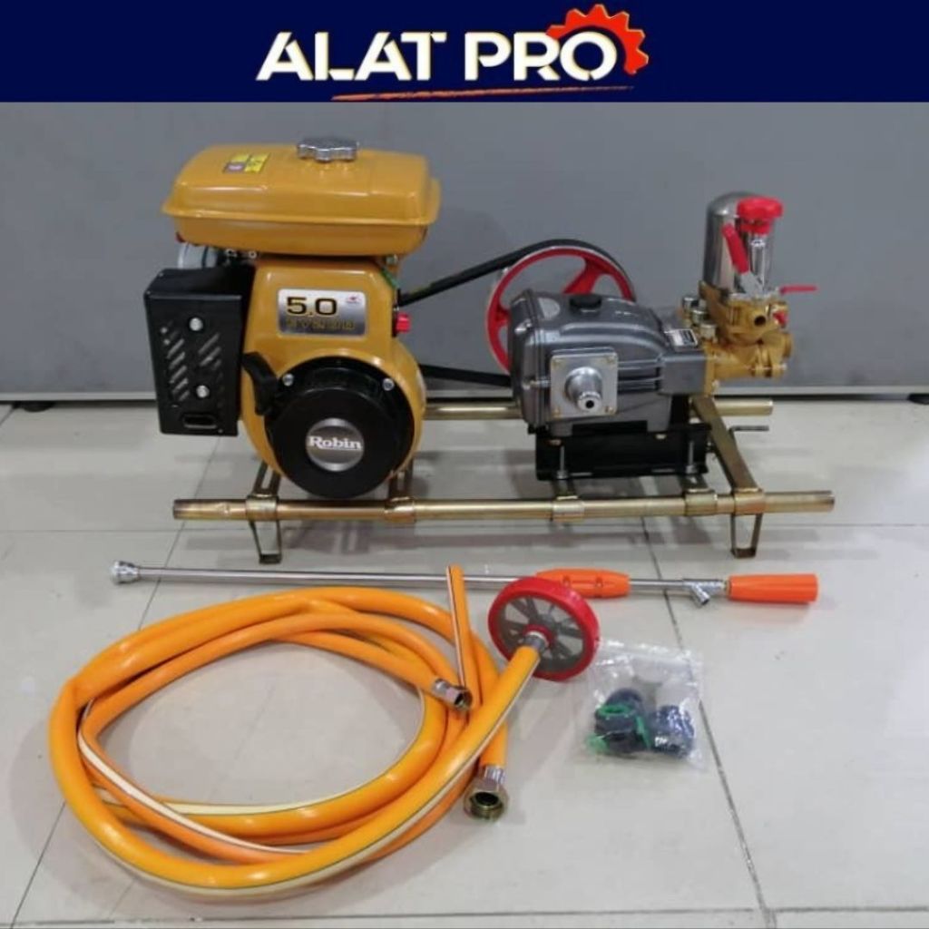 Robin Engine EY20 With SUMOMOTO 35Bar Power Sprayer Plunger Pump ...