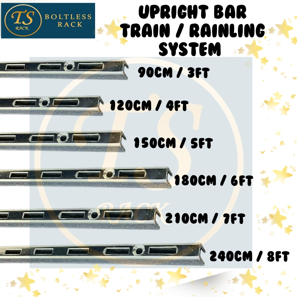 Upright Railing System AA Upright Wall / Railing Shelf Wall/Upright ...