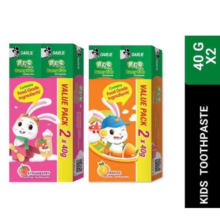 DARLIE Kids toothpaste Twin Pack (40g x 2 ) | Shopee Malaysia