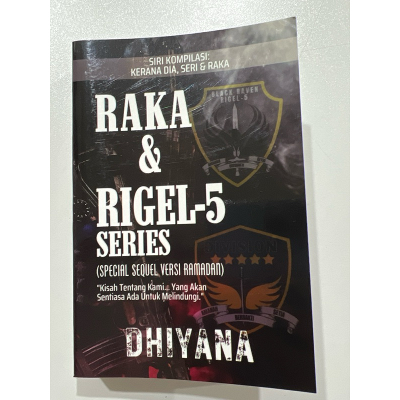 🍒NEW READY STOK🍒NOVEL++ Sign RAKA & RIGEL-5 SERIES PENULIS DHIYANA | Shopee Malaysia