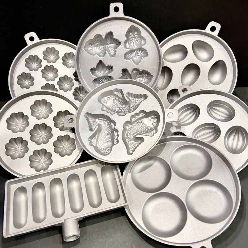 ACUAN Cara Manis Akok Aluminium Bulat TEBAL Telur Bunga Cermai ...