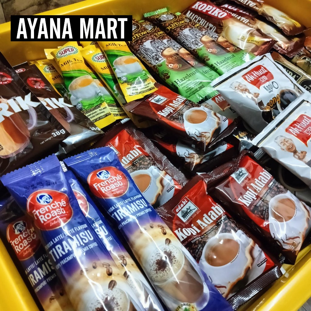 Loose Pack Premix Coffee & Tea Pelbagai Perisa & Jenama | Shopee Malaysia