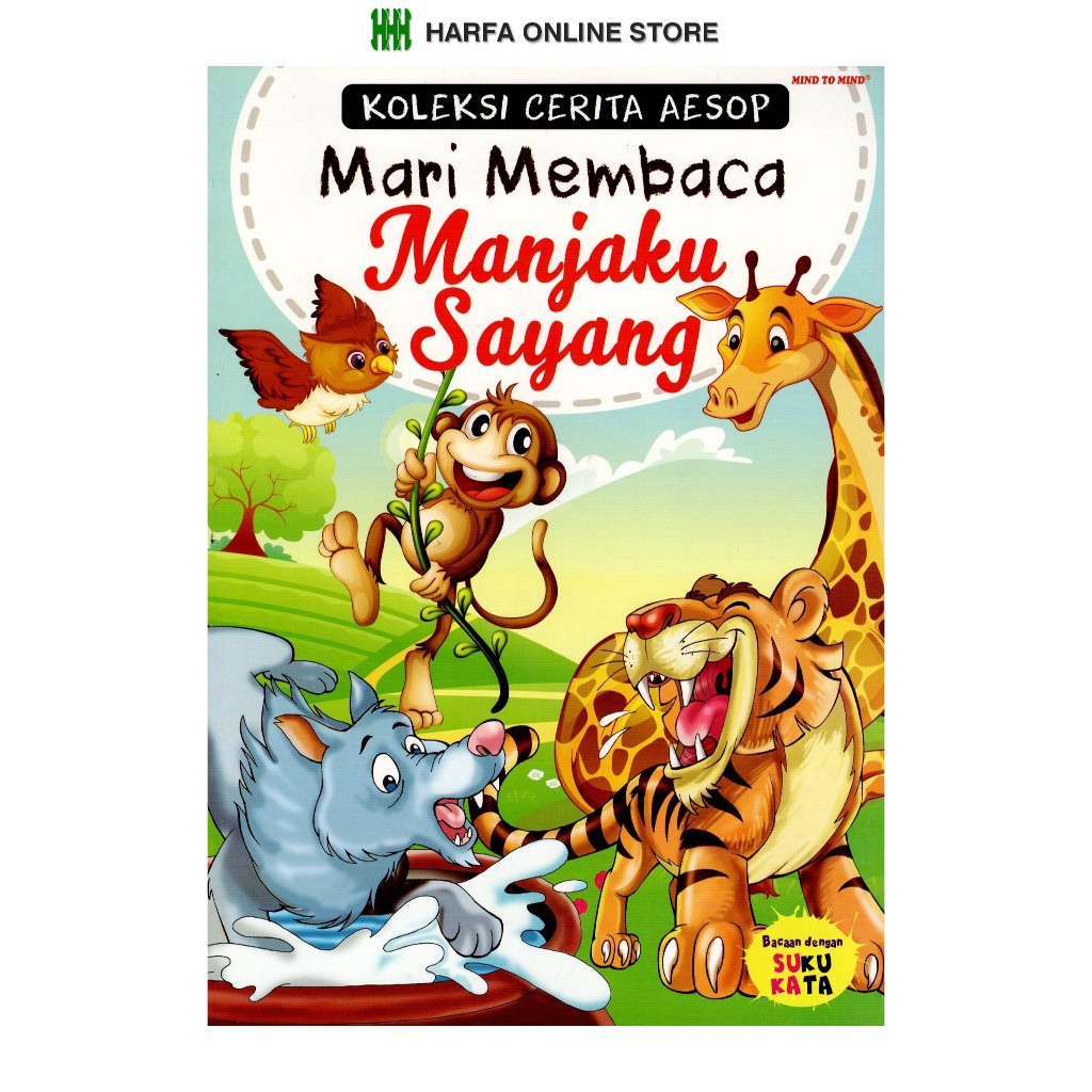 BUKU CERITA KANAK-KANAK : KOLEKSI CERITA AESOP MARI MEMBACA MANJAKU ...