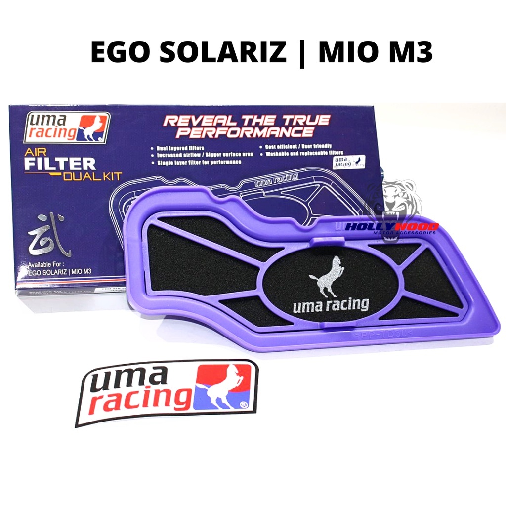 AIR FILTER UMA RACING SYM VF3i XMAX NVX NMAX LC135 Y15 Y16 FZ150 EGO ...
