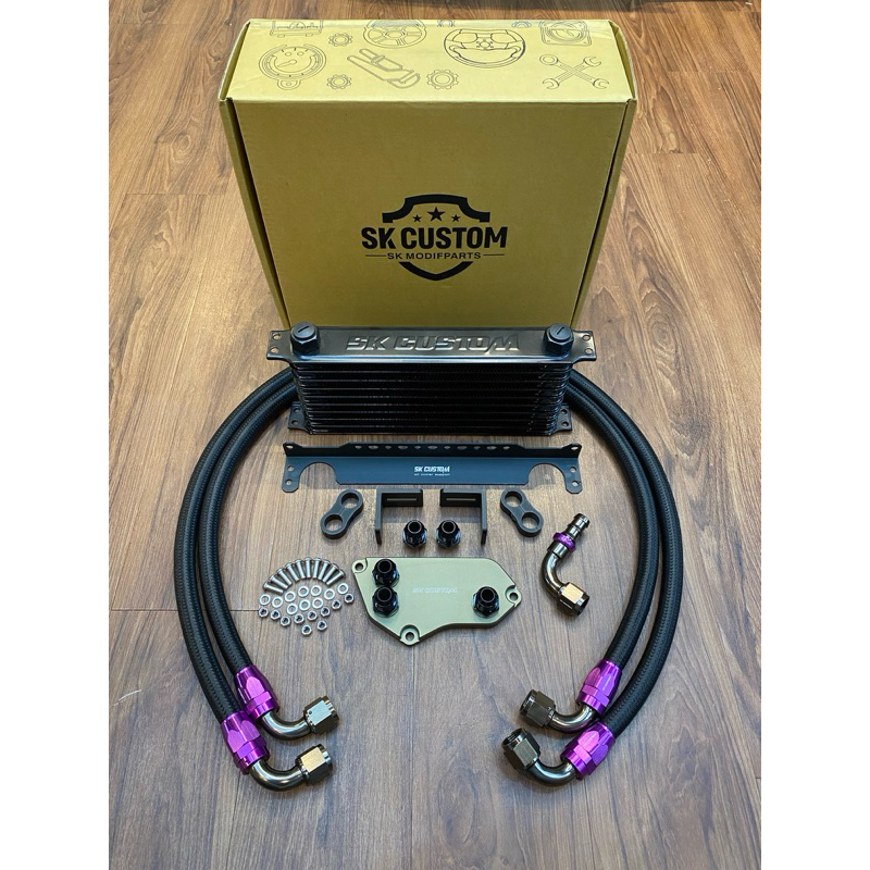 BMW F30 N20 Engine Oil Cooler Kit SK CUSTOM 9 Row | Shopee Malaysia