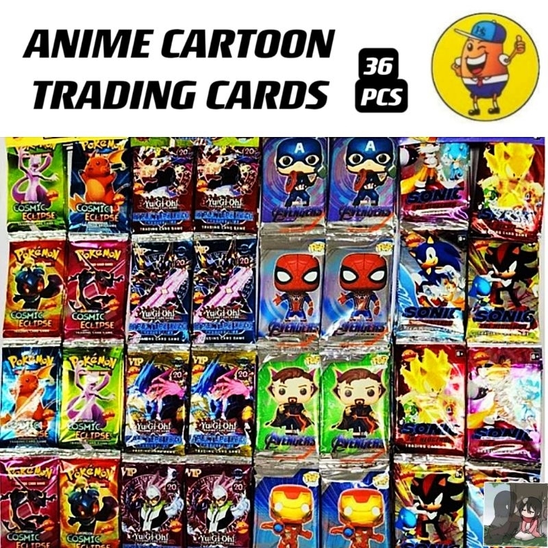 🔥ANIME CARTOON TRADING CARDS ONE PIECE UPIN IPIN DRAGON BALL POKEMON ...