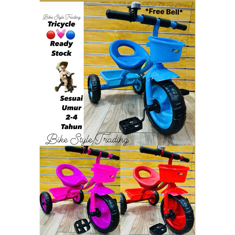 Basikal Budak 3 Roda Children Tricycle 1 - 3 Years Old Basikal Budak ...