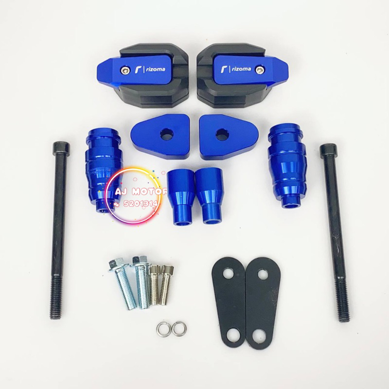 YAMAHA R15 V3 / MT15 V1 V2 BODY FRAME SLIDER CNC PROTECTOR GUARD CRASH ...