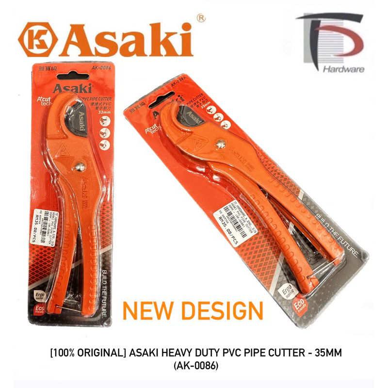 [100% ORIGINAL] ASAKI HEAVY DUTY PVC PIPE CUTTER - 35MM (AK-0086 ...