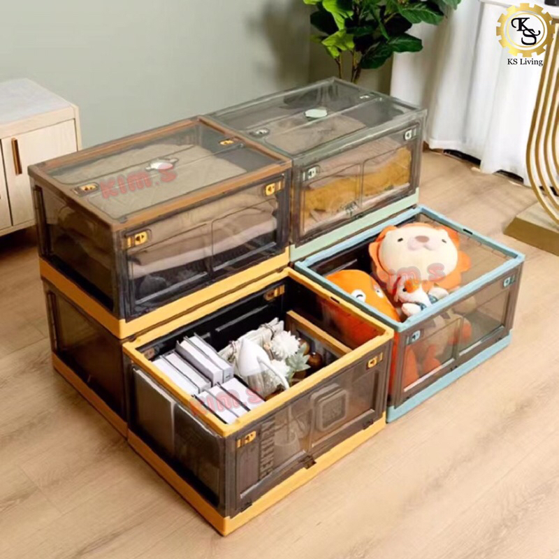 Kim.S Korea Portable Transparent Storage Box Multipurpose Storage ...
