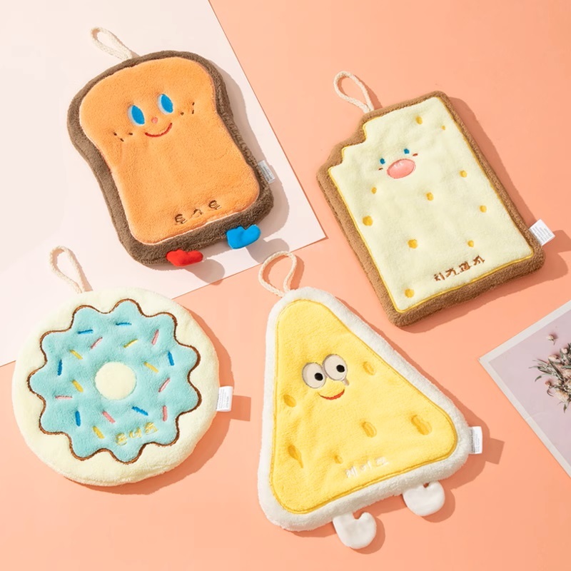 [MISSBEAR] Cute baking cartoon hand towels. Tuala tangan kartun yang ...