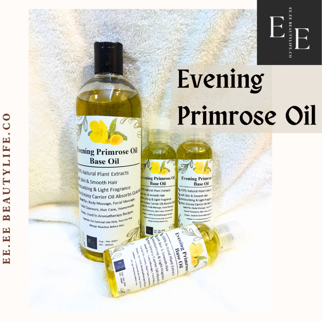 Evening Primrose Oil (For Skin) | Pure Natural Cold Pressed Virgin Base ...