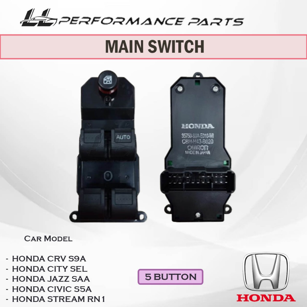 Original Honda CRV CR-V/City Sel/Jazz Saa/Civic S5A/Stream RN1 Power ...