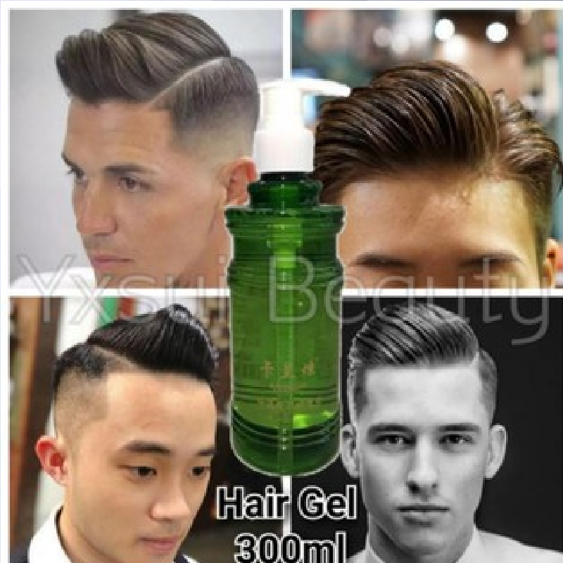 Hair Gel 300ml Strong Hold / Wet Look Gel Rambut HAIR POMADE HAIR GEL ...