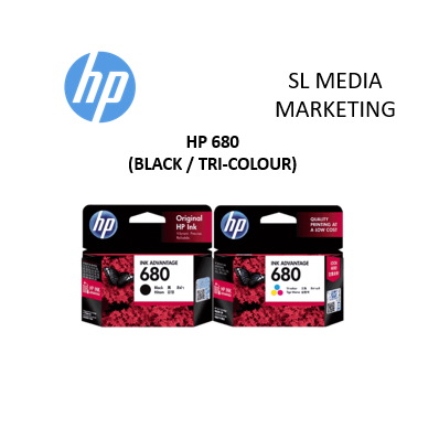 HP 680 (Black / Tri-Color) Original Ink Advantage Cartridge for 2135 ...