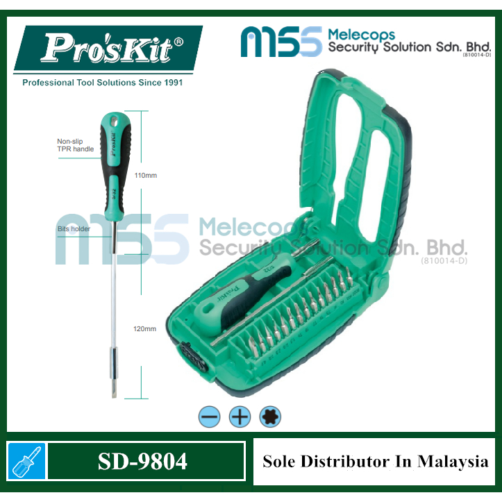 Pro'skit SD-9804 15 In 1 Precision Electronic Screwdriver Set | Shopee ...