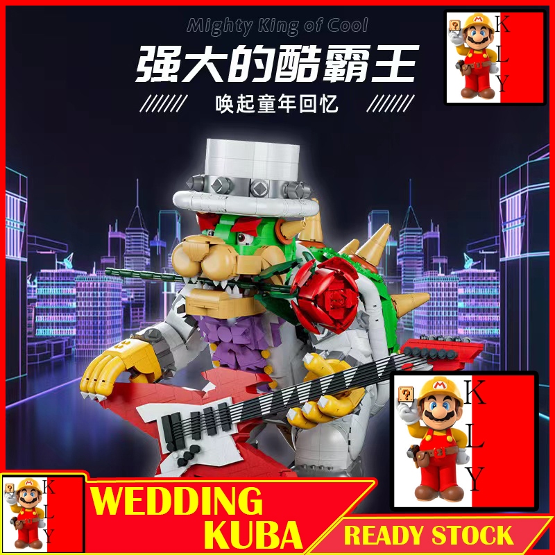 Wangao 288004 The Mighty Bowser Wedding Kuba Cool King Super Mario ...
