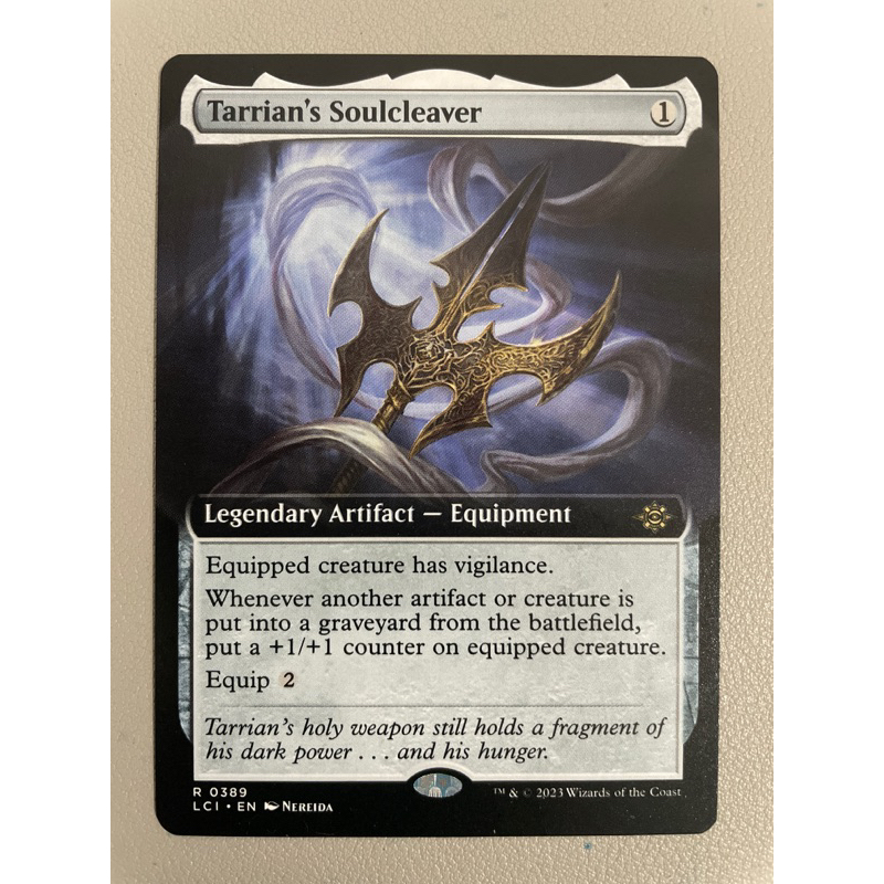 MTG:The Lost Caverns of Ixalan (LCI) R0389 - Tarrian’s Soulcleaver ...