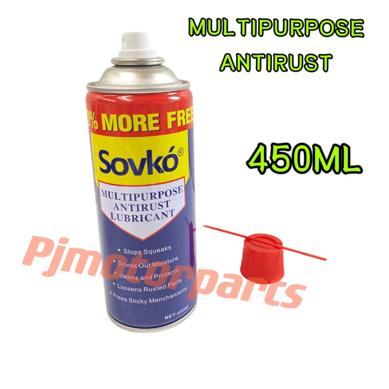 ( 450ML ) MULTIPURPOSE ANTIRUST LUBRICANT ANTI MINYAK SPRAY KARAT MULTI ...