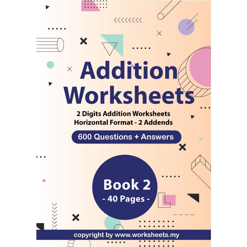 Igcse Math 2 Digits Addition Worksheet Book 2 Ive Numbers 600 Qa 7005