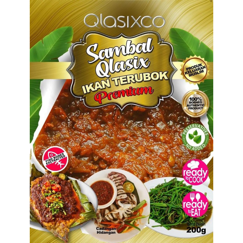 READY TO EAT SAMBAL IKAN TERUBOK PREMIUM 200g sedia dimakan | Shopee ...