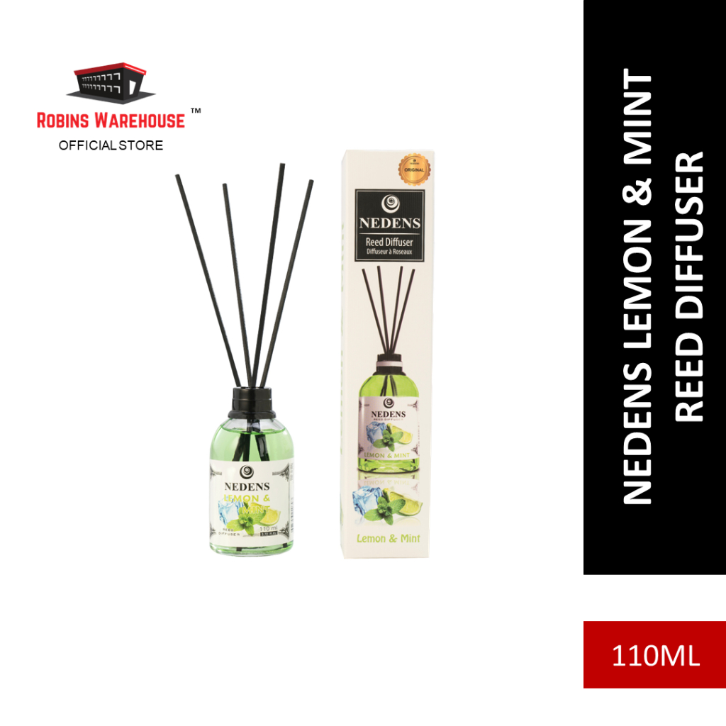 Nedens Lemon & Mint Reed Diffuser 110ML | Shopee Malaysia