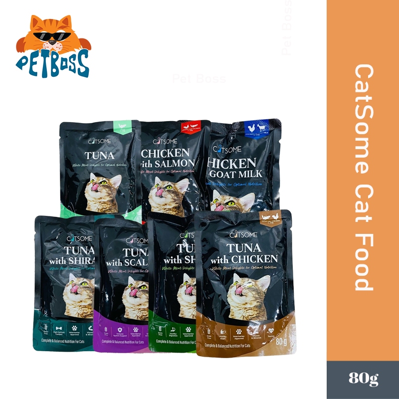 Catsome Wet Food Cat Pouch (80g x 12 Packs) | Shopee Malaysia