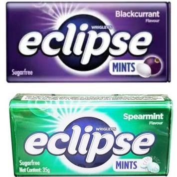 WRIGLEY'S ECLIPSE SPEARMINT / BLACKCURRANT 35G (SUGARFREE) | Shopee ...