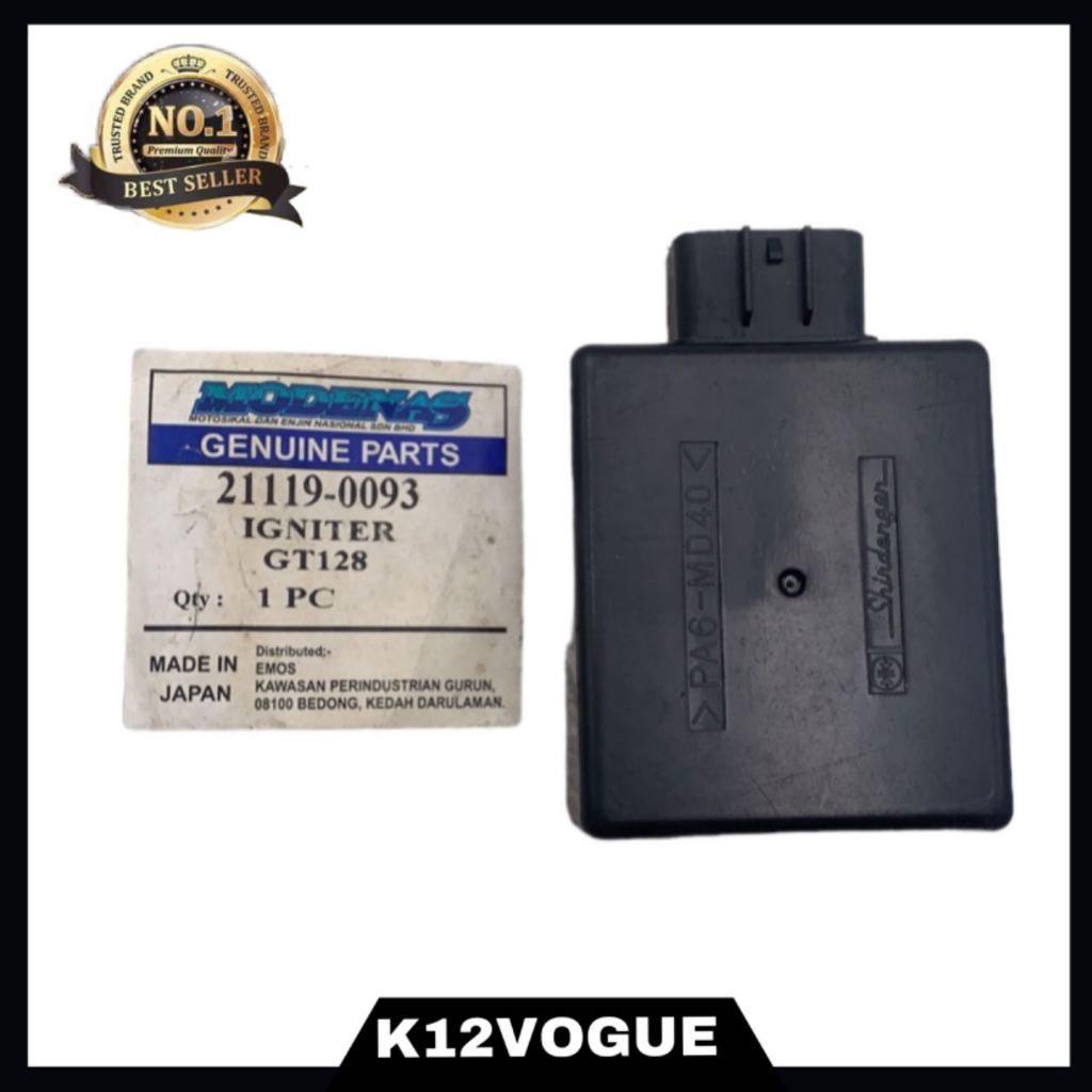 MODENAS GT128 CDI ASSY ORIGINAL (Capacitor Discharge Ignition) | Shopee ...