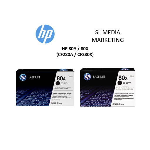 HP 80A / 80X Black Original LaserJet Toner Cartridge CF280A CF280X ...