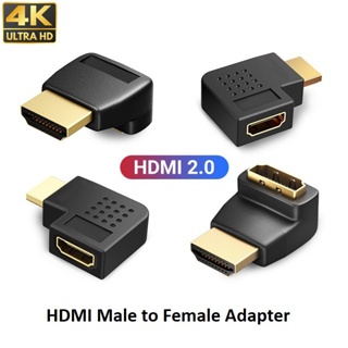 HDMI Left/Right angle / 90 degree / 270 degree L shaped Connector Cable ...