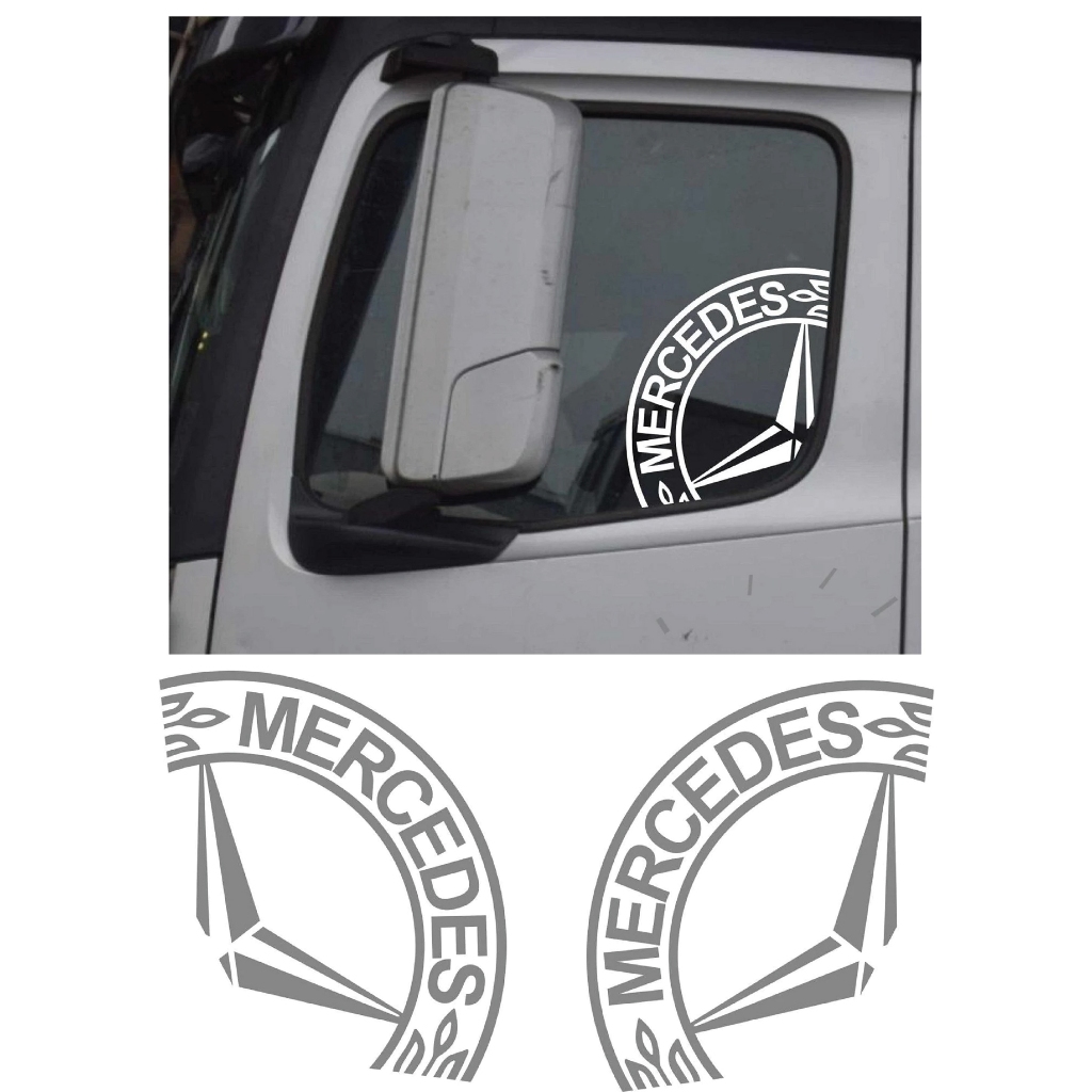 Mercedes Actros window sticker / Sticker cermin tingkap lori. | Shopee ...