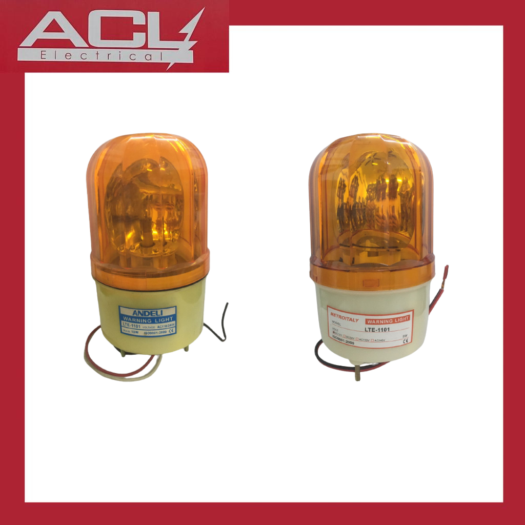 ROTARY WARNING LIGHT (LTE-1101) (YELLOW) | Shopee Malaysia