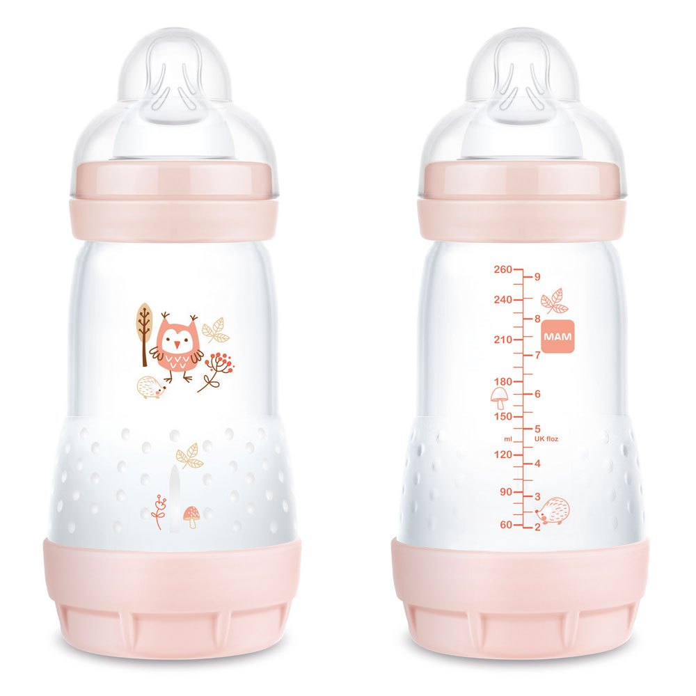 MAM Easy Start Anti-Colic Self Sterilising Bottles / MAM Colours of Nature Silicone Soother ...