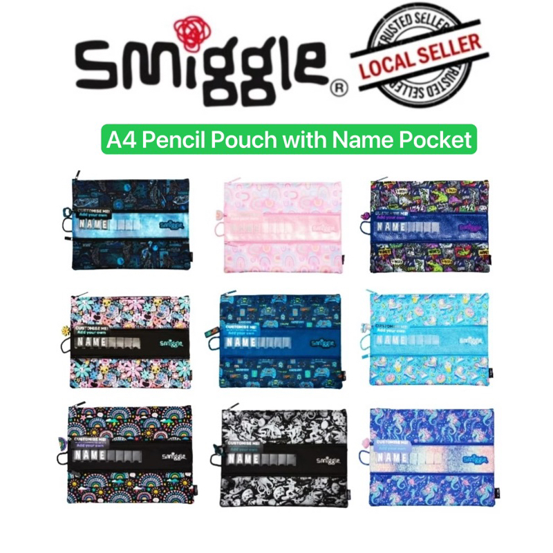 Smiggle A4 ID Pencil Case | Shopee Malaysia