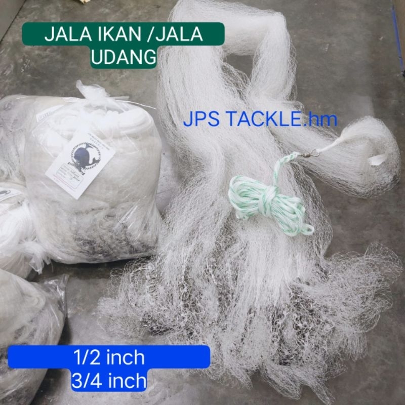 Jala ikan jala udang tangsi jala fishing net 虾网/鱼网/撒网 jaring | Shopee ...