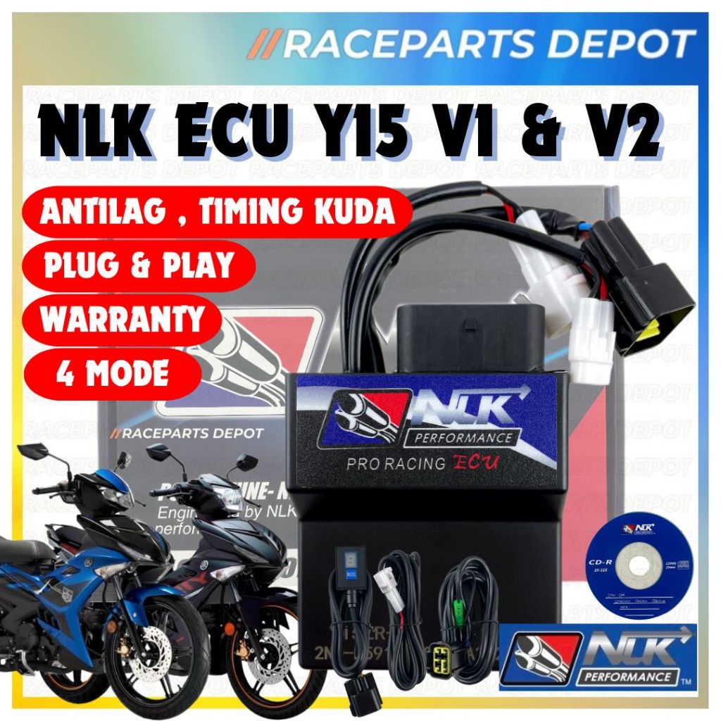 NLK Performance Racing ECU siap mapping Y15ZR V1 V2 / Y16ZR / RS150 / RSX150 / SRL115 FI ...