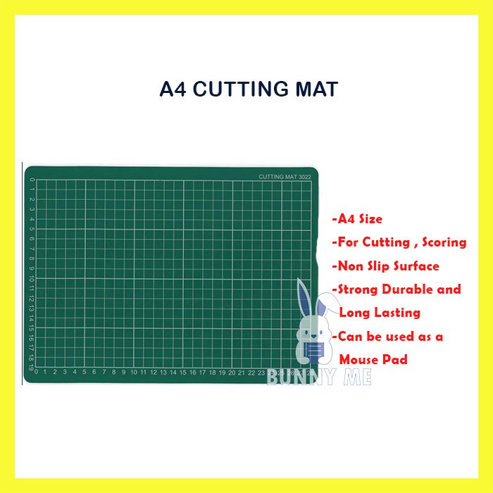 [BUNNY] A4 Cutting Mat Self Healing Cutting Pad 22cm X 30cm | Shopee ...