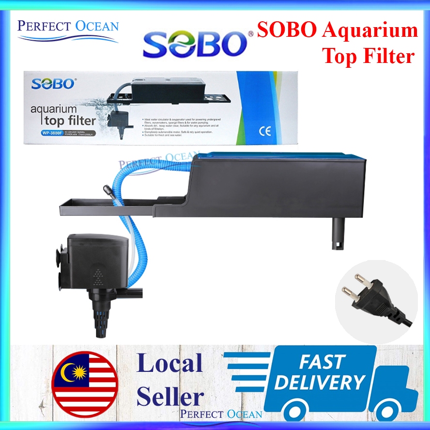 Sobo Top Filter 3 in 1 Aquarium Power Head Pump Ikan Fish Tank 🌊READY ...