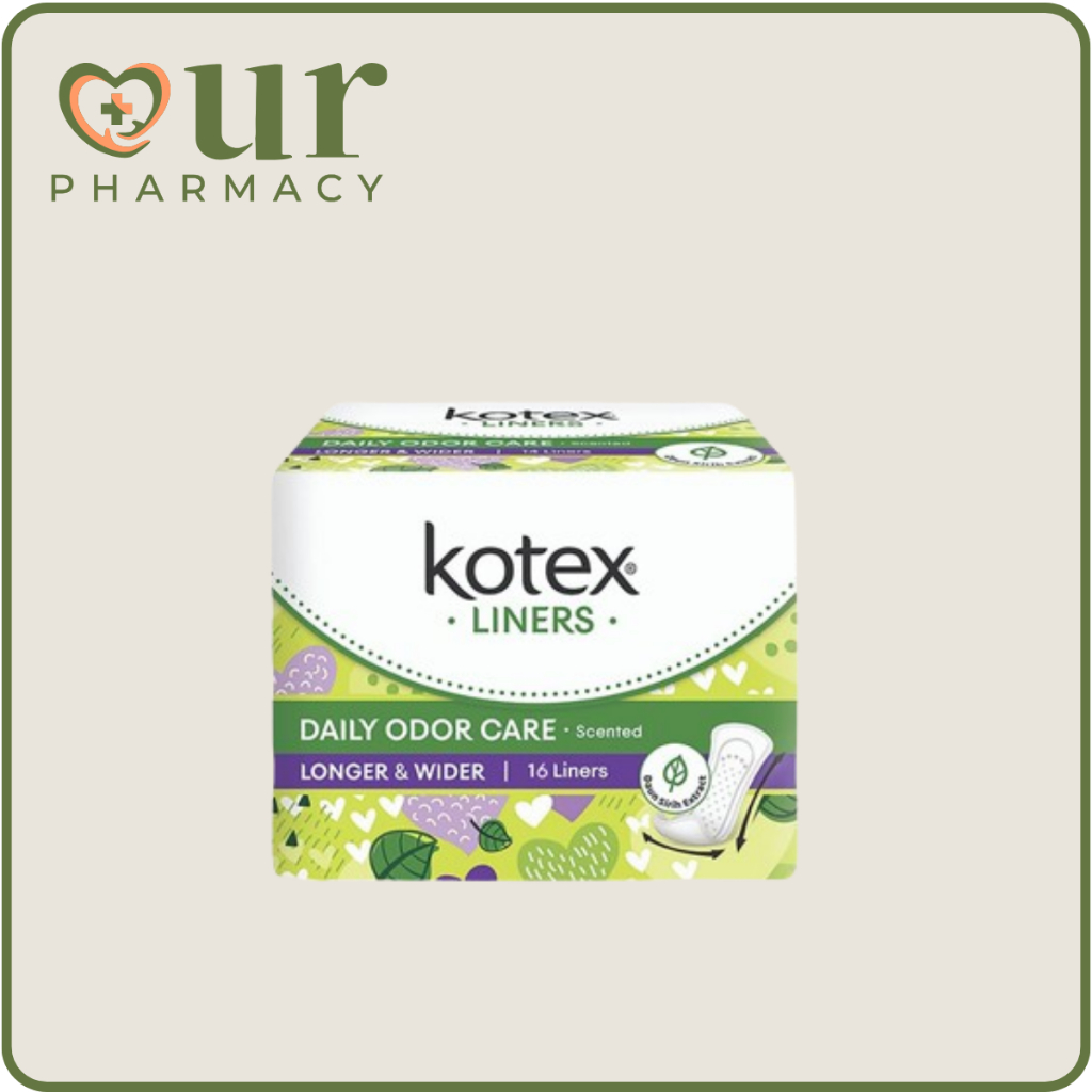 Kotex Scented Liners Daily Odor Care Regular 14'S | Shopee Malaysia