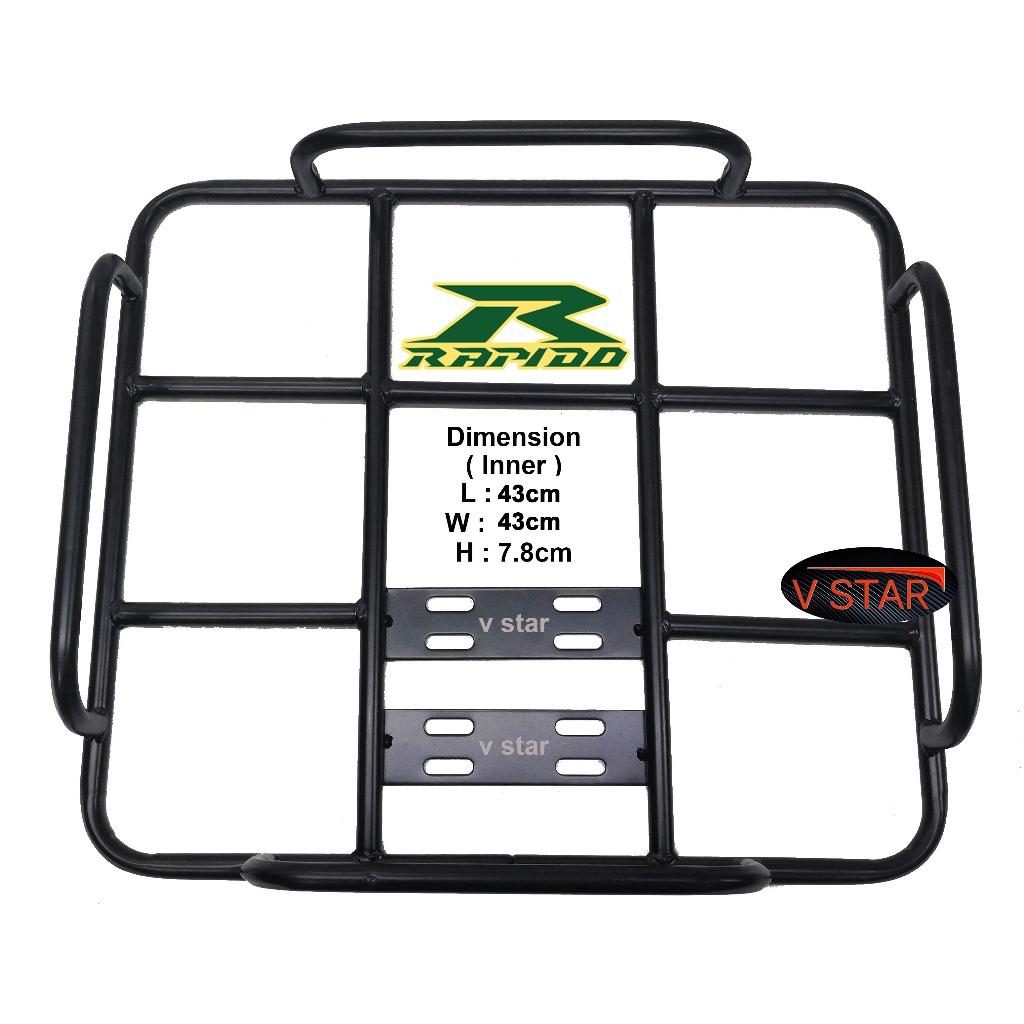 *Ready Stock* Rapido Multipurpose Rear Frame Rack Tray (L : 43cm / W ...