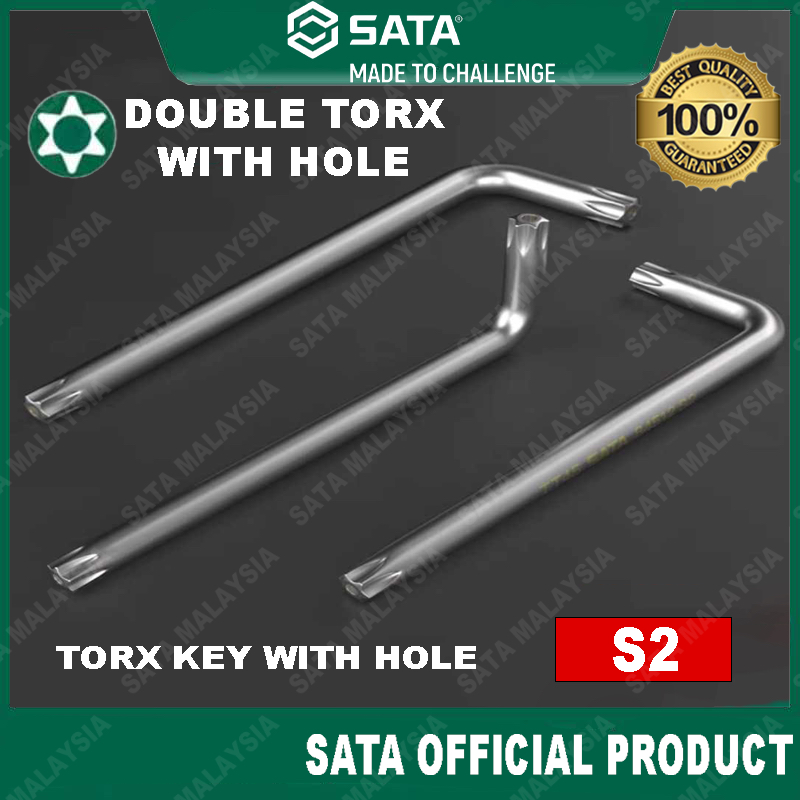 SATA Long Torx Allen Key with Hole Resistorx T10-T50 Torx Key S2 Sata ...