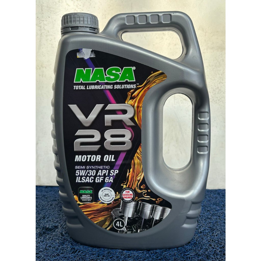 Nasa VR28 5W30 Semi Synthetic Premium Oil API SP ILSAC GF 6A | Shopee ...