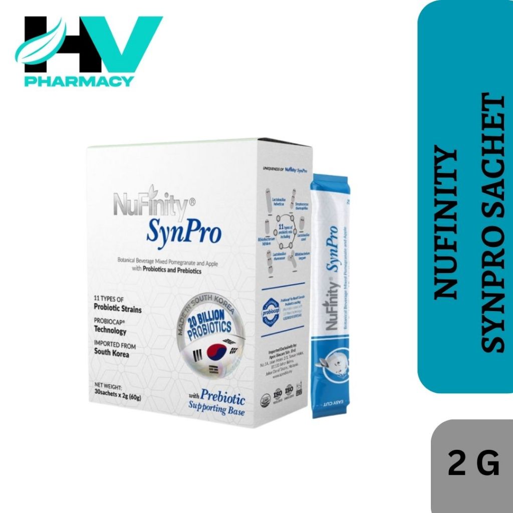 Nufinity Synpro Probiotic & Prebiotic 1 Sachet [Kesihatan Usus ...